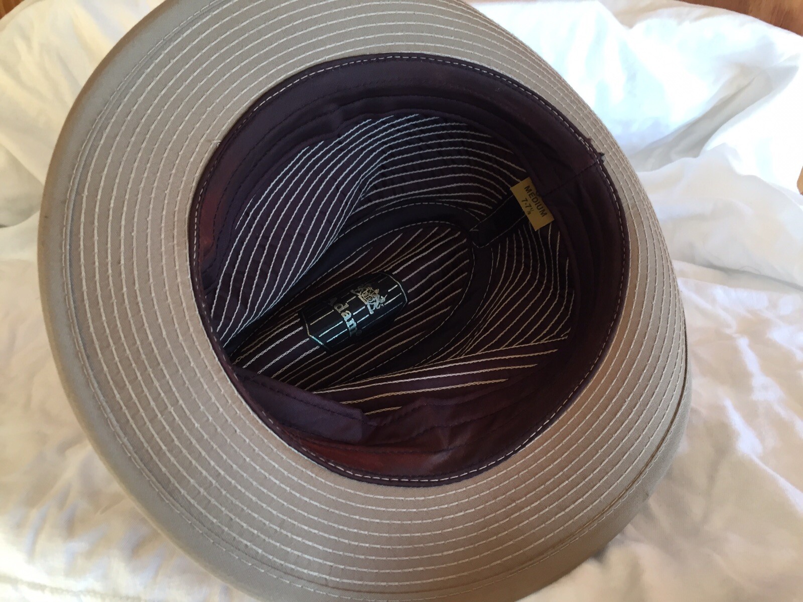 Vintage ADAMS FEDORA Hat 70s 80s SIZE MEDIUM 7 - 7 1/… - Gem