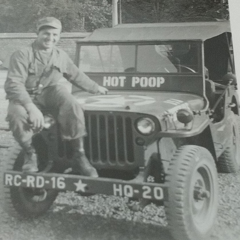 Camp Pall Mall Hot Poop Jeep 76th Inf 304th Military WWII WW2 Army ...