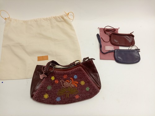 Radley Bundle Handbag and Purses Set with Dog Motif and Embroidery ...