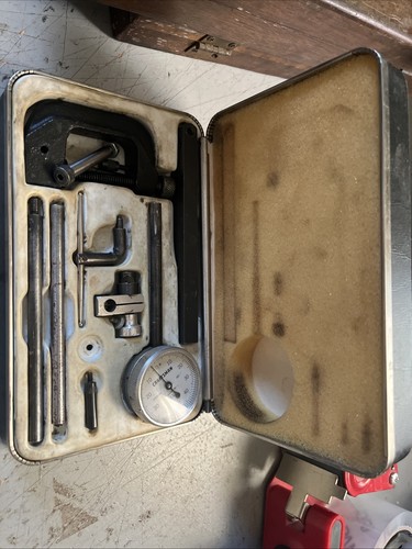 Vtg Sears Craftsman Machinist Dial Indicator Set in Case Jeweled | eBay