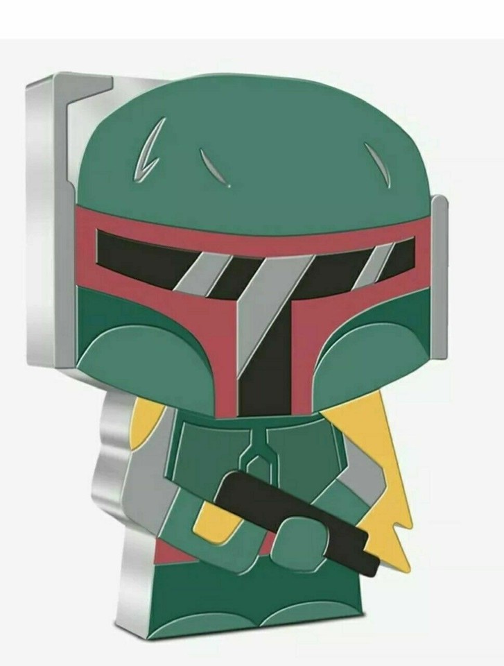 Star Wars CHIBI COIN - The Book of Boba Fett - 1 OZ. SILVER COIN - 2022 ...