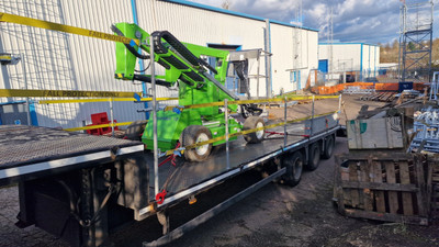 Plant Trailer Low Loader - Ramps - Wireless Winch - Fall Arrest System ...