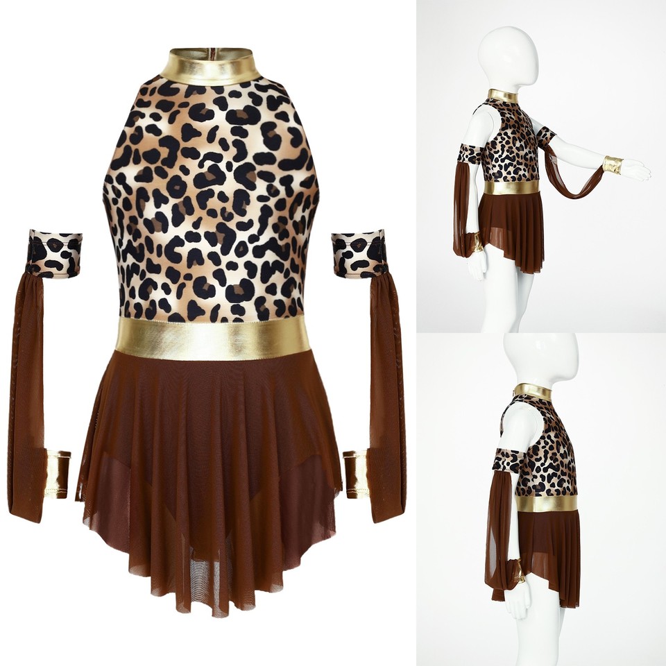 Kids Cavegirl Costume Stone Age Themed Wild Cave Halloween Cosplay ...