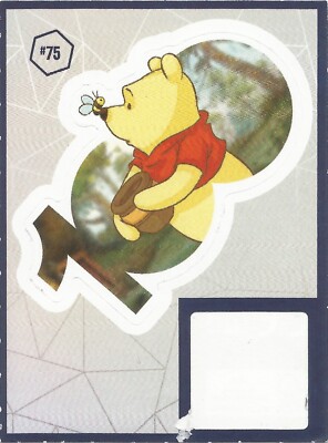AUTOCOLLANT STICKER AUCHAN 100 ANS DE MAGIE DISNEY. WINNIE L OURSON N ...