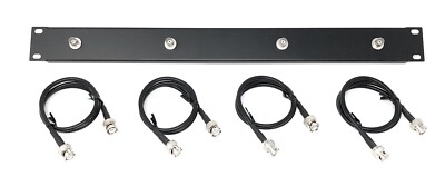 Front Mount Antenna Rack Kit BNC to BNC compatible w/ Shure Wireless 4 ...