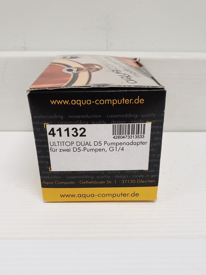 Aquacomputer ULTITOP DUAL D5 Pumpenadapter für zwei D5-Pumpen, G1/4 ...