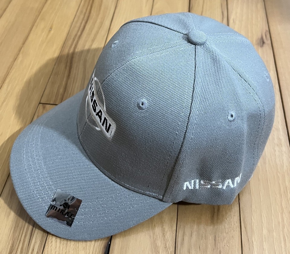 Auto Nissan Embroidered Symbol Baseball Cap(Gray)Hat Men Women Outdoor ...