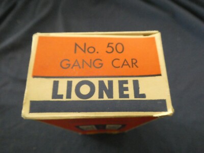 LIONEL 50 GANG CAR ORIGINAL BOX ONLY | eBay