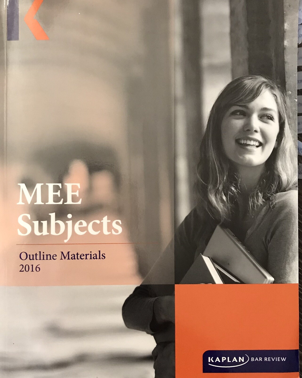 **VERY GOOD** 2016 - 2017 Kaplan Bar Review MEE Subjects Outline ...