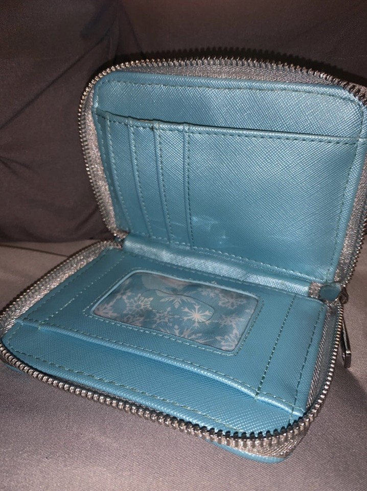 Disney Loungefly Elsa Frozen Mini Backpack with Matching Blue Sequin ...