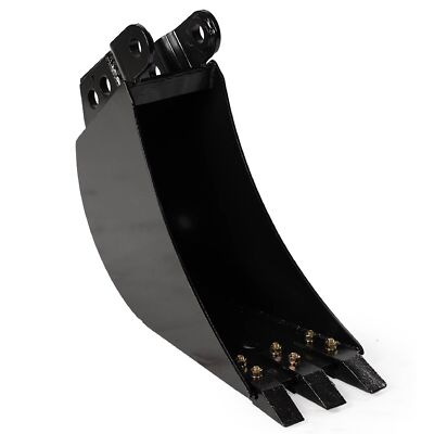 Titan Attachments 12" Front Hoe & Backhoe Bucket, Carbon Steel Teeth | eBay