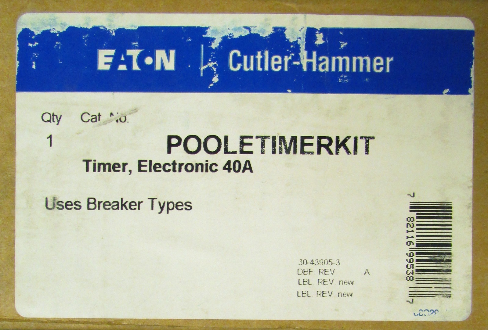 EATON CUTLER HAMMER POOLETIMERKIT Grasslin Controls GM40E B 120 GM40 ...