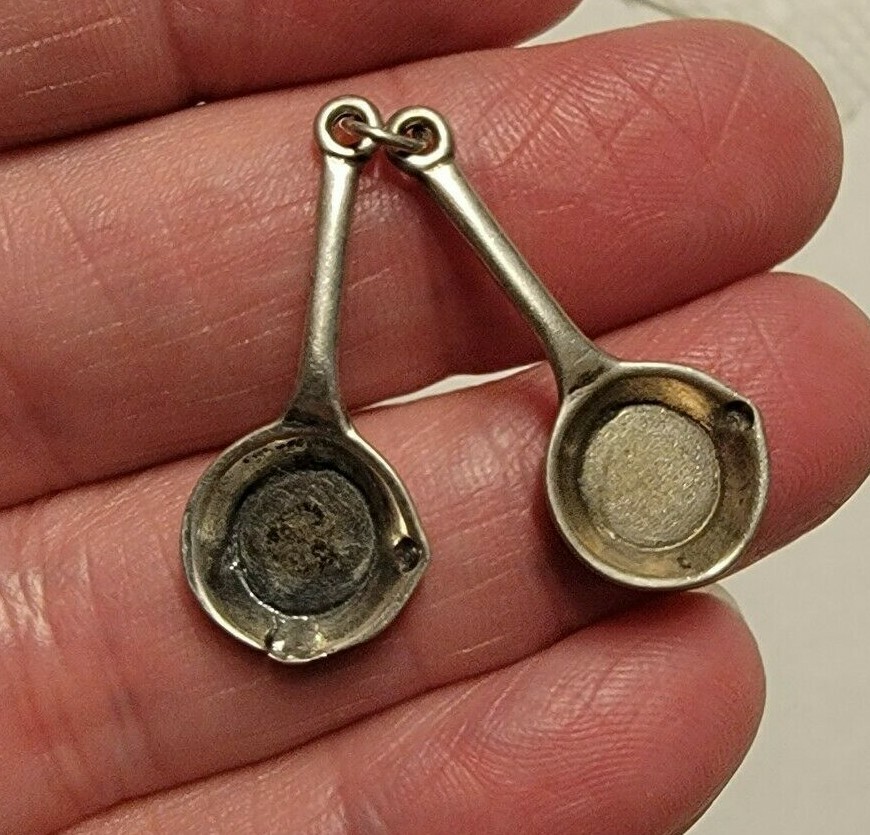 Choice Mid-Century Vintage Contemporary 3-D Sterling Silver Charms ...