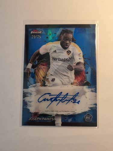 2024 Topps MLS Finest Joseph Paintsil RC Auto Blue /75 #BA-JP LA Galaxy ...