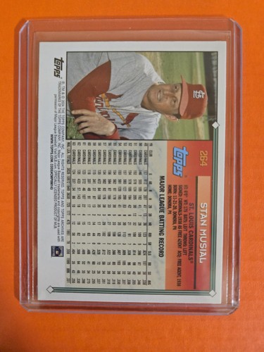 Stan Musial 2024 Topps Archives Pink Foilboard #264 St. Louis Cardinals ...