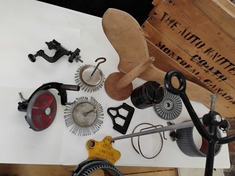 Antique AUTO Knitter Sock Knitting Machine CSM 2 CYL 60 72 Rib 30 36 | eBay