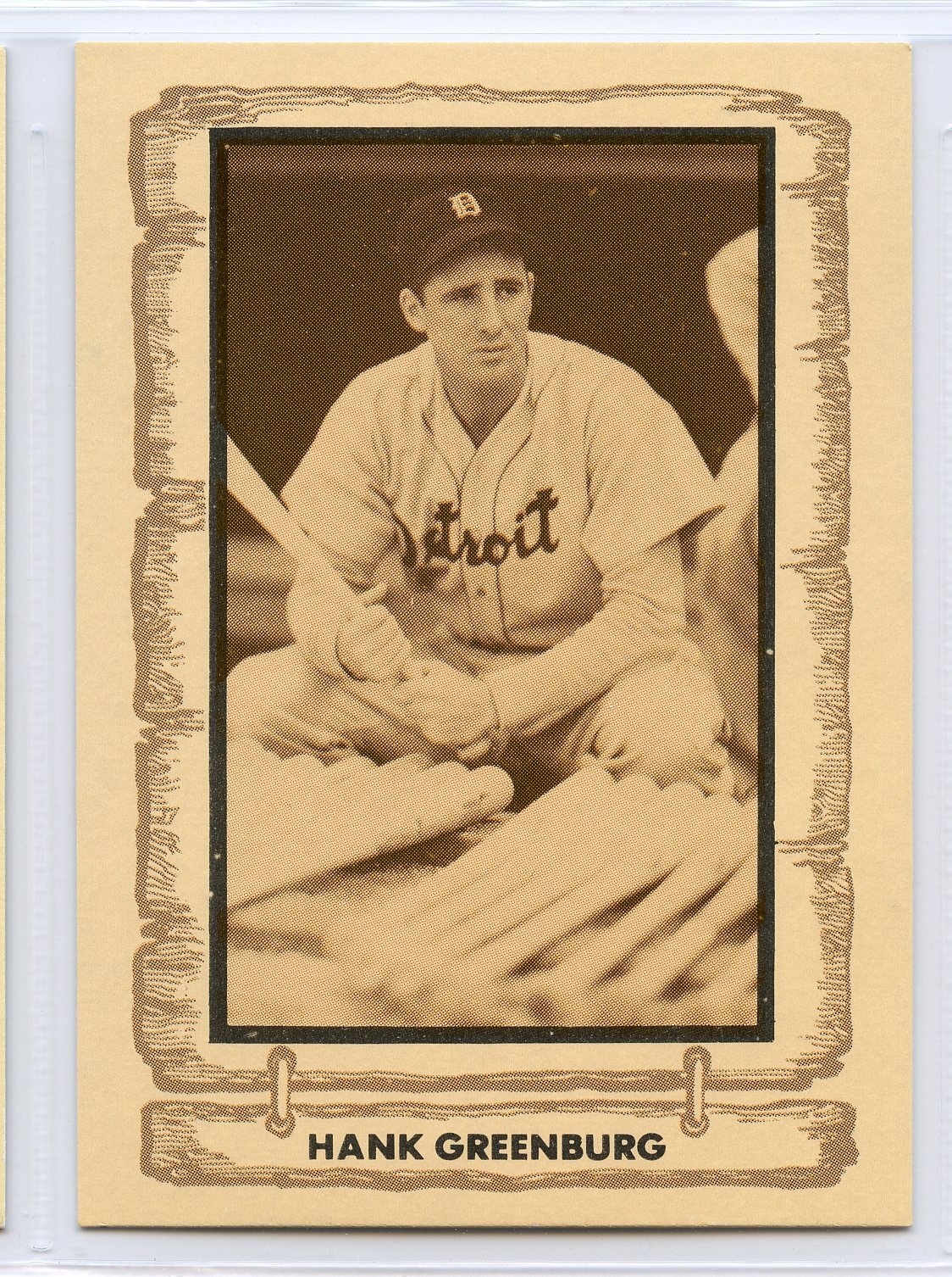 1980 Cramer Baseball Legends - #30a - Hank Greenberg - Tigers ...