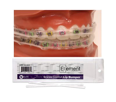 ELEMENT BRACES COMFORT LIP BUMPER / MOUTH GUARD FOR BRACES ORTHODONTIC ...