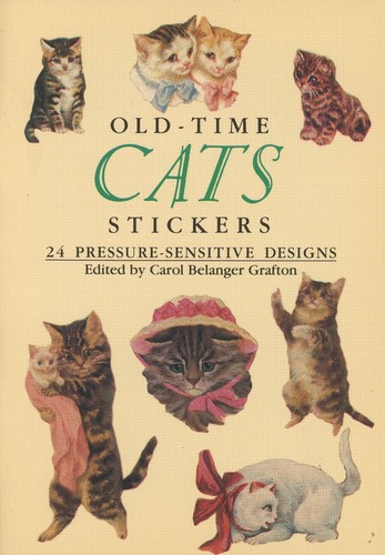 Dover Old Time Cats Sticker Book Carol Grafton ISBN 0486266605 D-20 | eBay