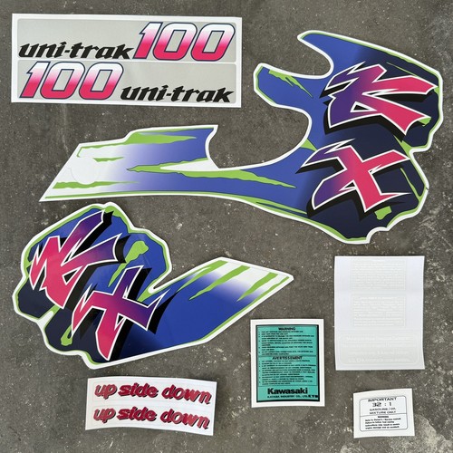 kawasaki 1992 KX100 Full Decal Set / Sticker Kit | eBay