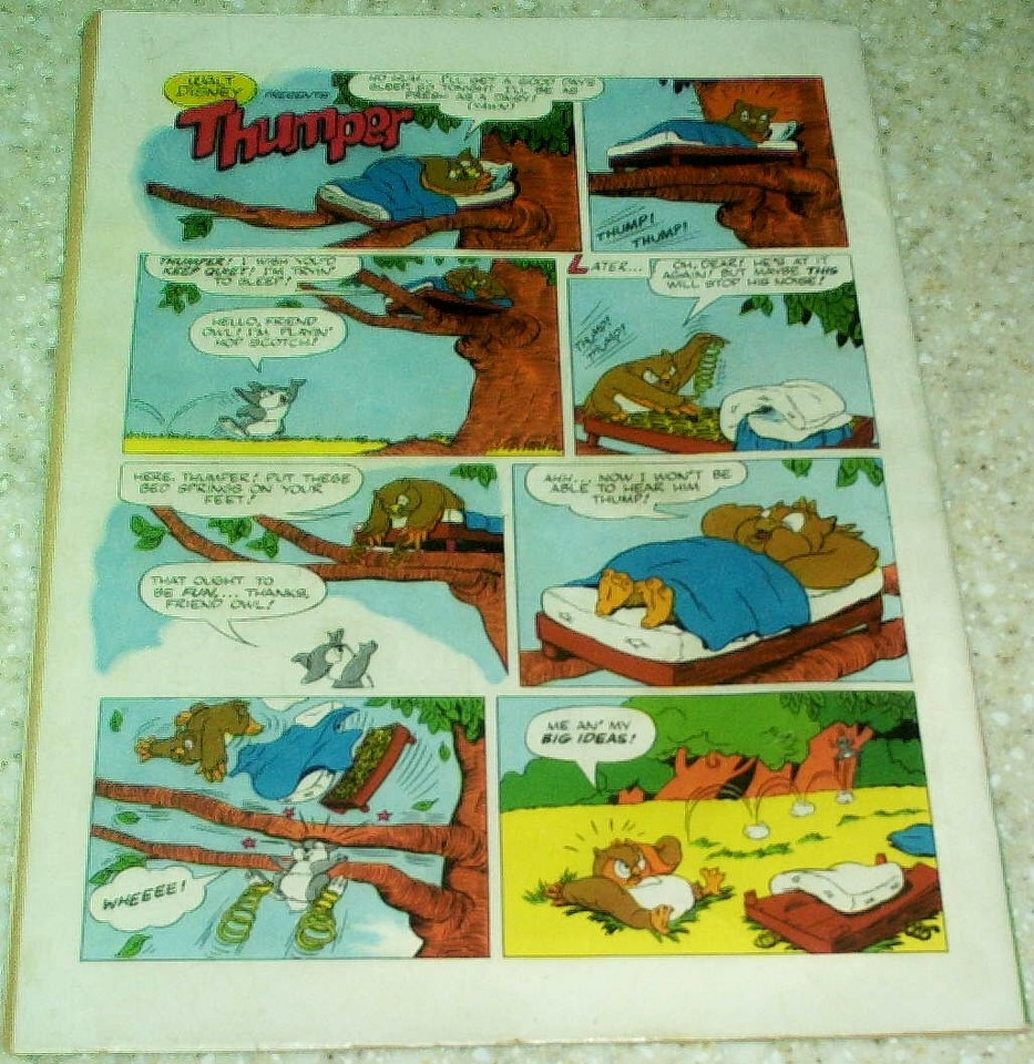 Walt Disney's Thumper Follows His Nose Four-Color 243 (1949) WHOLESALE ...