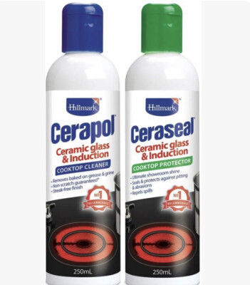 Hillmark Ceramic Glass/Induction Cooktop Cleaner (Cerapol) Protector ...