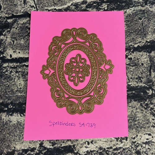 Spellbinders S4-739 Nestabilities Oval Ironwork Cut Emboss Craft Metal ...