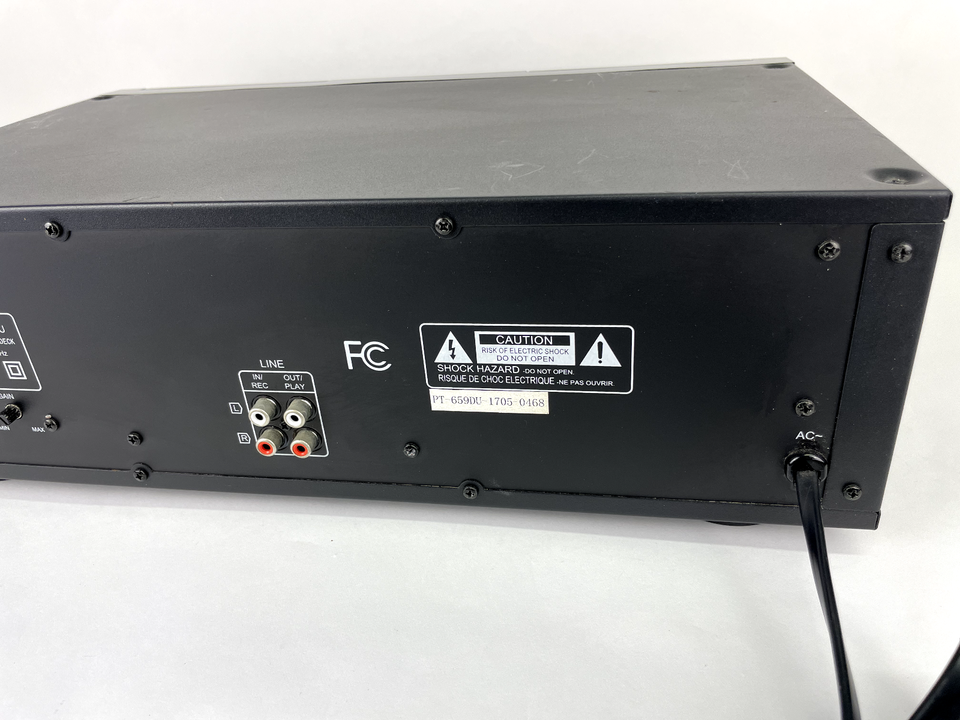 Pyle PT-659DU Dual Stereo Cassette Deck W/Tape USB to MP3 Converter ...