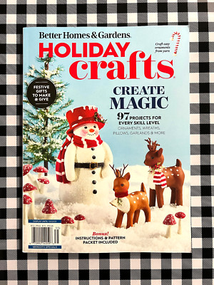 BH&G "HOLIDAY CRAFTS" Magazine 2023 - Create Magic With 97 Projects ...