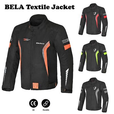 Bela Men’s Textile Motorbike Motorcycle Sports Touring Jackets CE ...