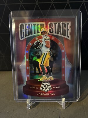 2024 Panini Mosaic Jordan Love Center Stage Silver Holo Packers 19 | eBay