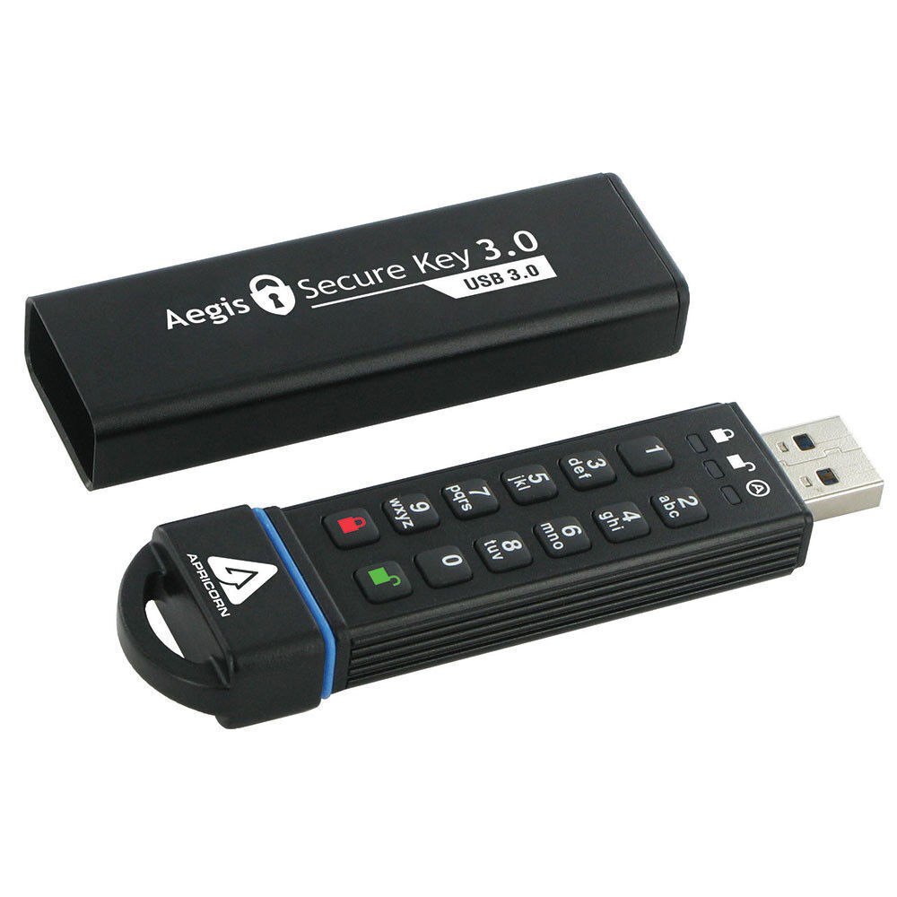 Apricorn Aegis Secure Key 3.0 480GB USB Flash Drive (ASK3-480GB) for ...