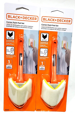 2 Packs Black & Decker Corner Paint Pad Set For Tight Corners | eBay