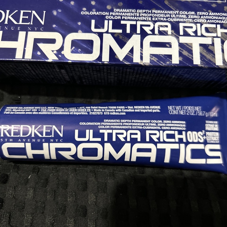 REDKEN Ultra Rich Chromatics Permanent Hair Color 2oz 6G 6.3 GOLD ...