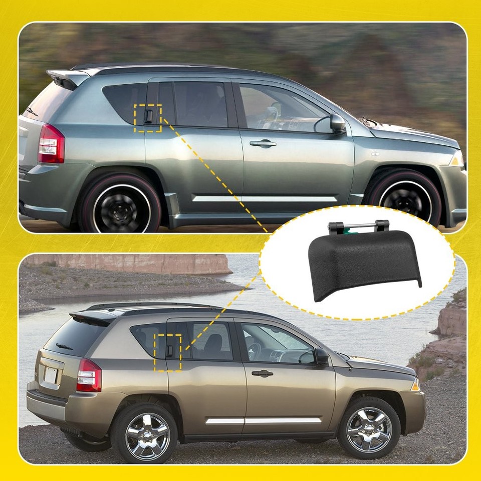 For 2007-2016 Jeep Compass Rear Passenger Exterior Door Handle Black ...