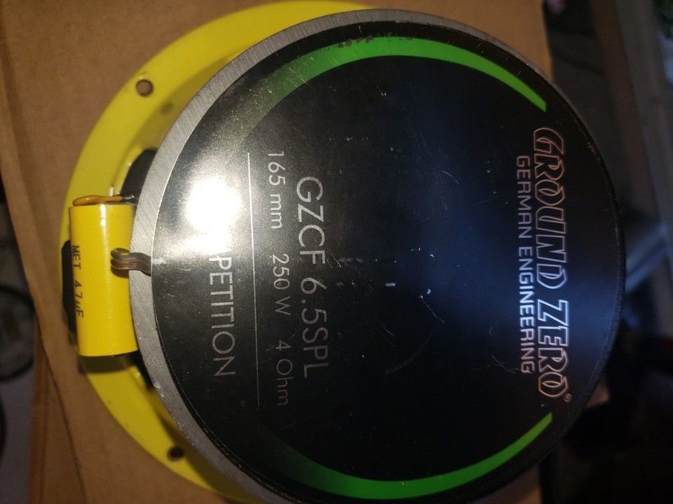 Ground Zero Competition GZCF 6.5SPL-165m coaxial speakers in Original ...