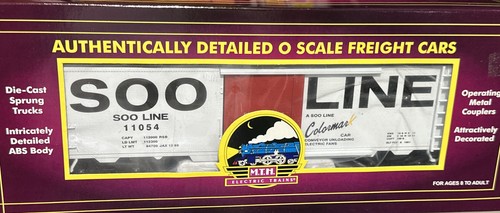MTH Premier 20-94123 SOO Line 40’ Steel Sided Reefer Car #11054 O-Scale ...