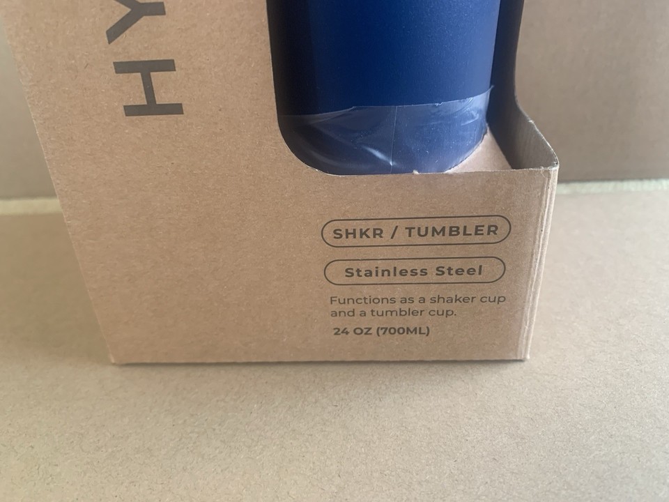 HydroJug HYDRO SHKR 24oz Tumbler Travel Cup Navy Blue New | eBay