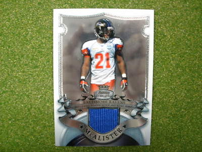 2007 Bowman Sterling Chris McAlister jersey Ravens gu | eBay