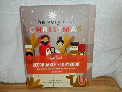 HALLMARK THE VERY FIRST CHRISTMAS NATIVITY STORY BOOK RECORDABLE ...