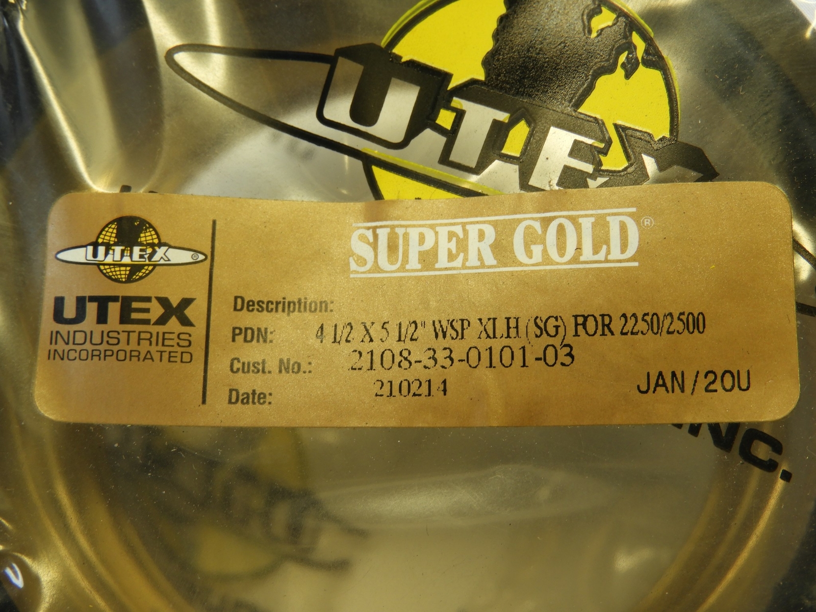 Utex Industiries PACKING Super Gold 4-1/2" x 5-1/2" WSP XLH (SG) for ...