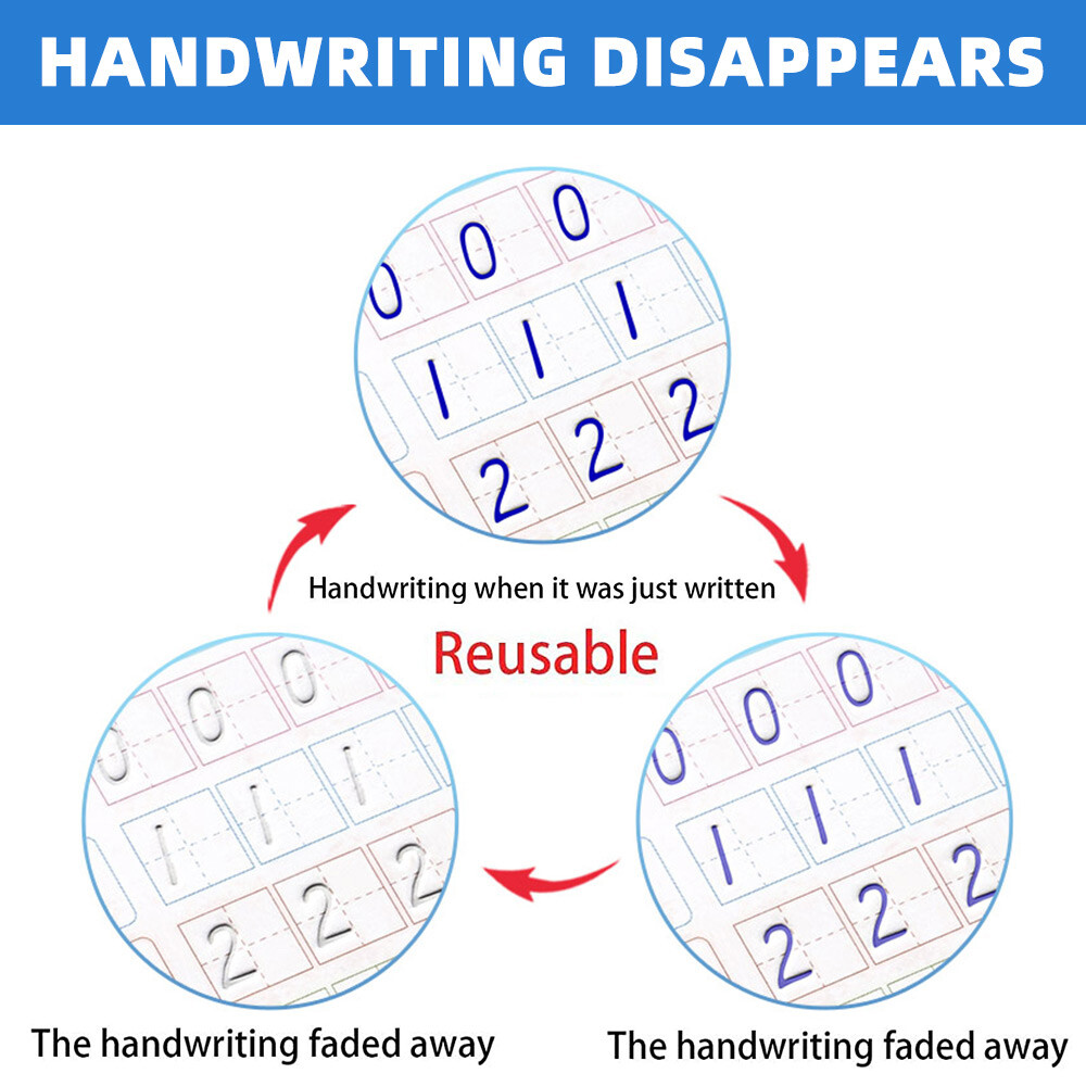 4 Kids Magic Handwriting Copybook Reused Groove Practice Calligraphy ...
