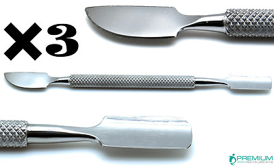 Nail Pusher Cuticle Remover Manicure Pedicure Beauty Steel Double Ended ...