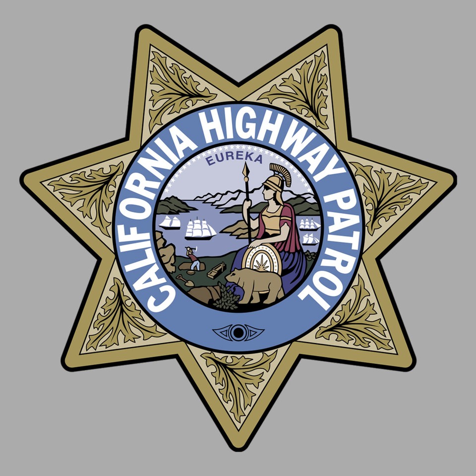 CA Highway Patrol Badge Sticker - California Star Vinyl Decal Car Truck ...
