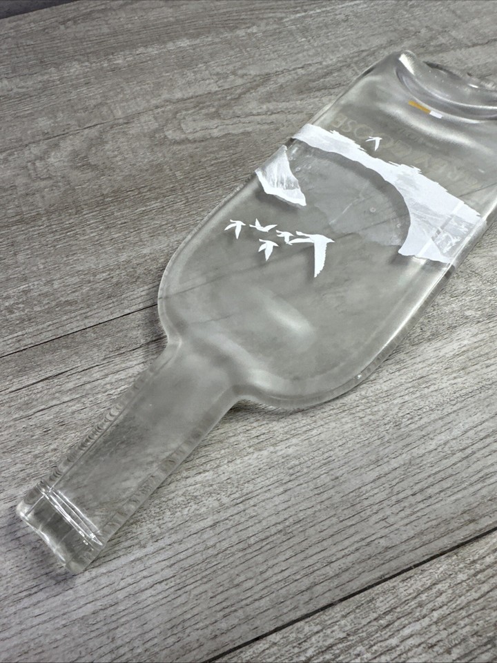 GREY GOOSE VODKA BOTTLE SPOON Rest Cheese Board DECOR Melted Flat Piece ...