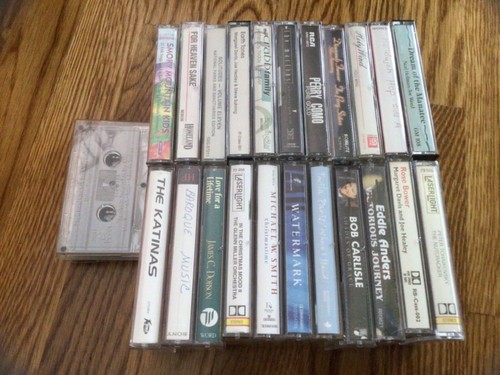 Lot of 24 Mixed Cassette Tapes Folk Jazz Christian | eBay