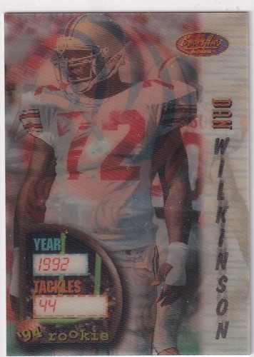 1994 Sportflics Football Card #146 Dan Wilkinson RC | eBay