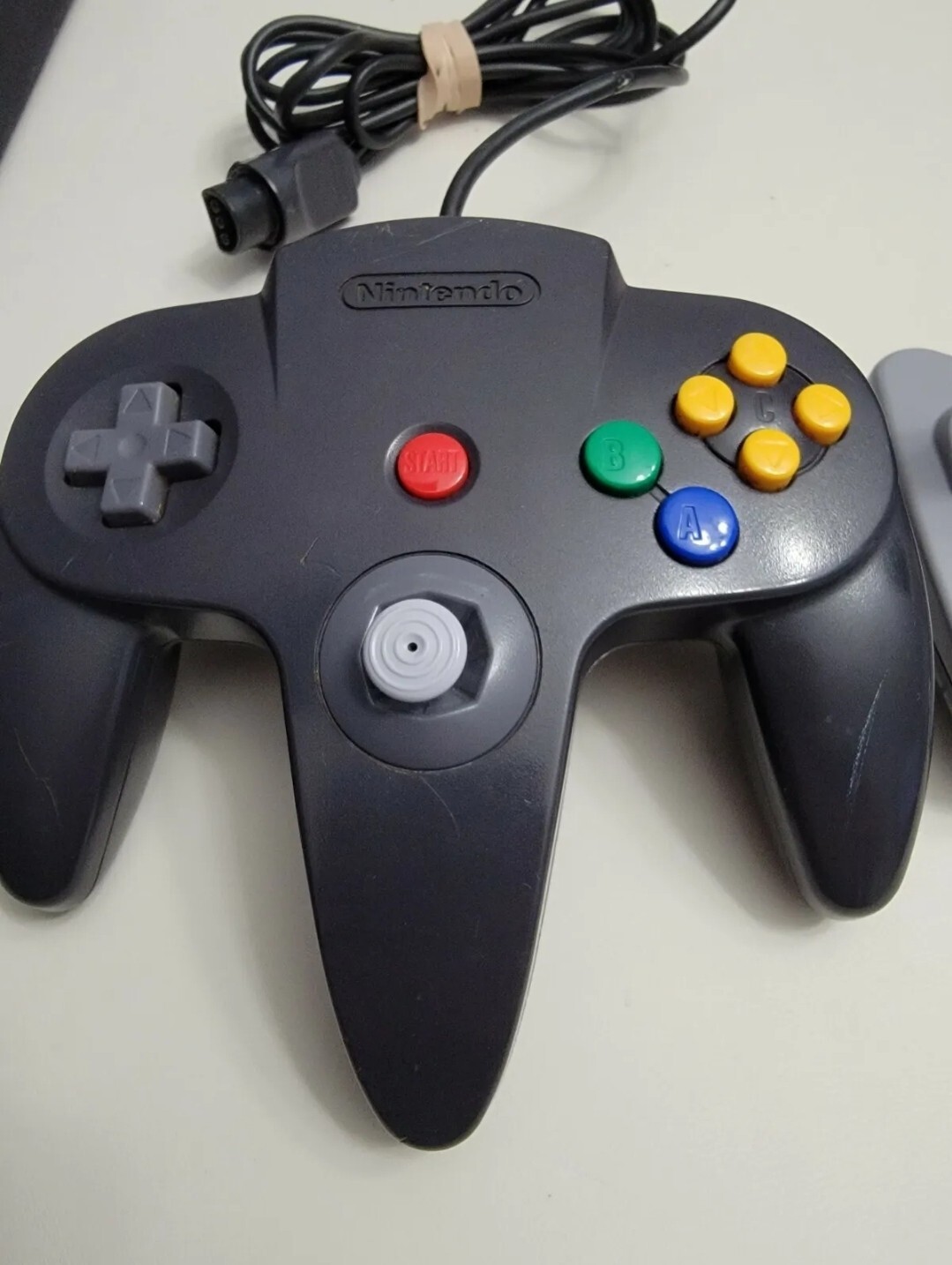 Black And Gray Nintendo 64 N64 Authentic Original Controller | eBay