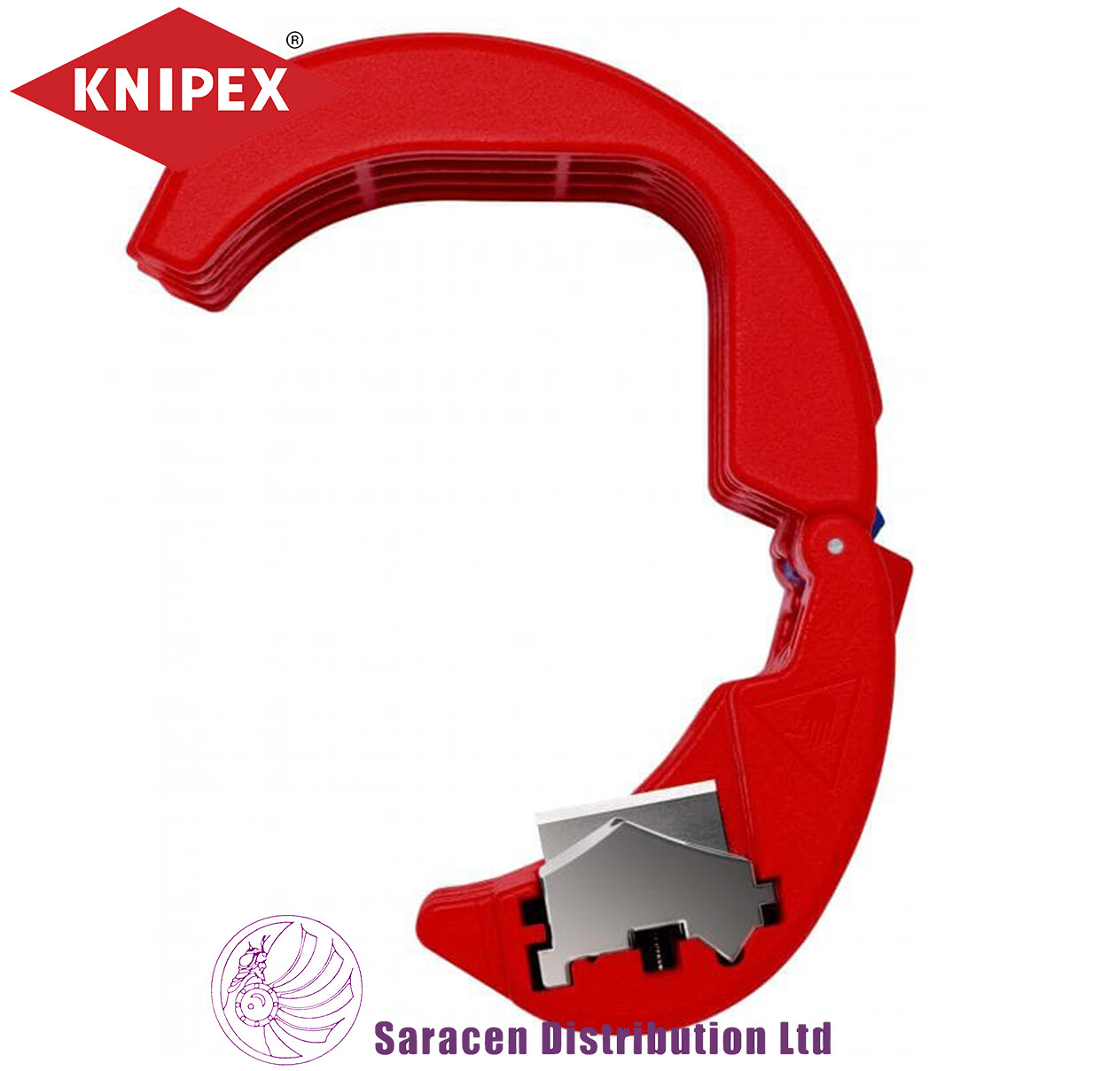 KNIPEX BIX CUTTER FOR PLASTIC PIPES, 20 to 50mm CAPACTITY - 90 22 10 BK ...