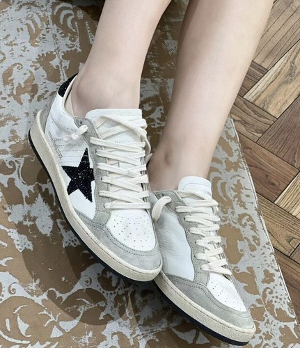 Golden Goose Flat Casual Shoes Lace Up Ggdb Retro Star Round Toe ...
